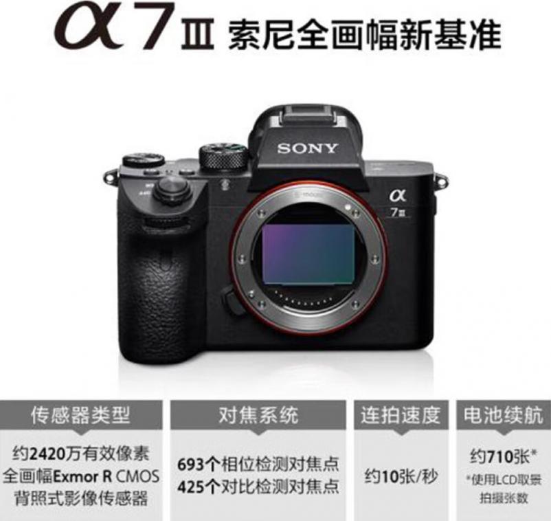 Цифровой фотоаппарат Sony Alpha ILCE-7M3 - купить по цене от 108000 руб ...